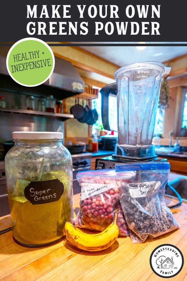 DIY Greens Powder - Homemade Superfood From Fresh Produce