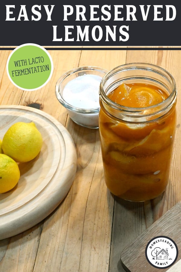 Preserved Lemons (Easy Fermented Lemons) — Homesteading Family