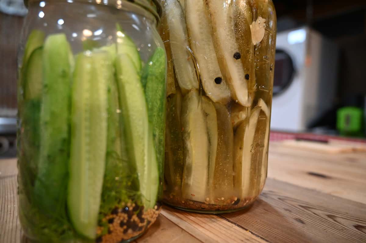 Quick & Easy Refrigerator Pickles (Garlic Dill Pickles)