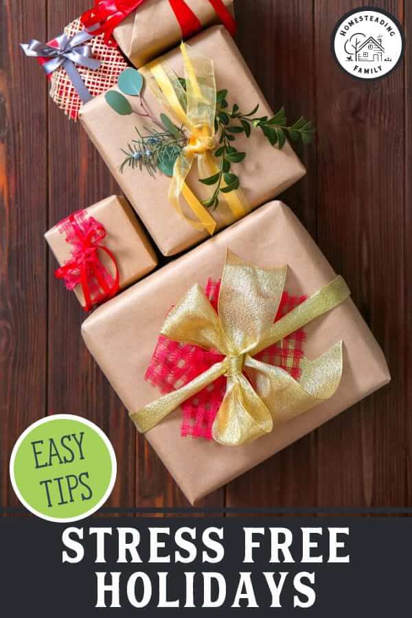 Enjoying Stress-Free Holidays — Homesteading Family