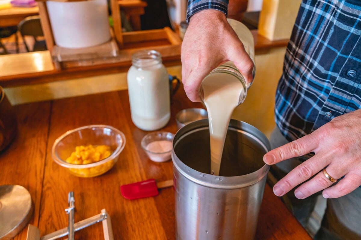 Homemade Ice Cream Recipe for Ice Cream Maker — Homesteading Family