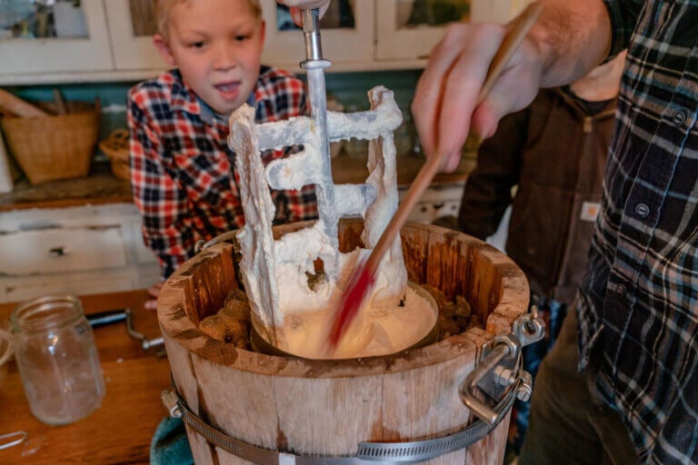 Homemade Vanilla Ice Cream Recipe for Ice Cream Maker — Homesteading Family