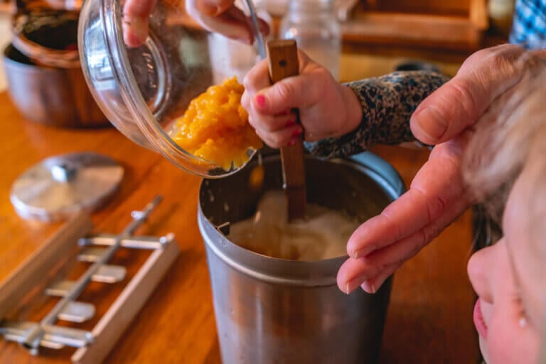 Homemade Vanilla Ice Cream Recipe for Ice Cream Maker — Homesteading Family