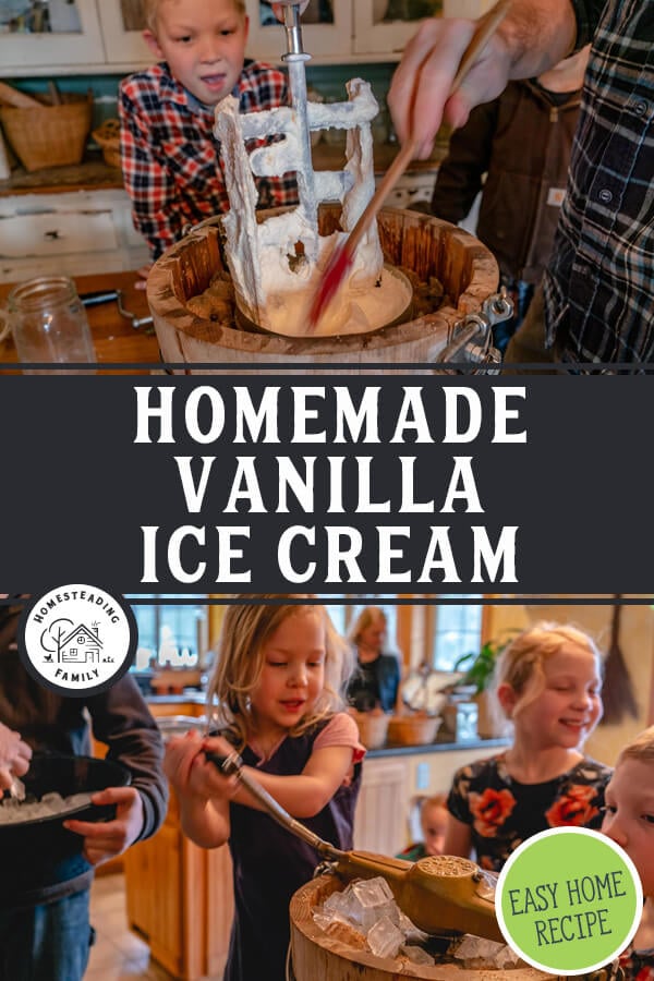 Homemade Ice Cream Recipe for Ice Cream Maker — Homesteading Family
