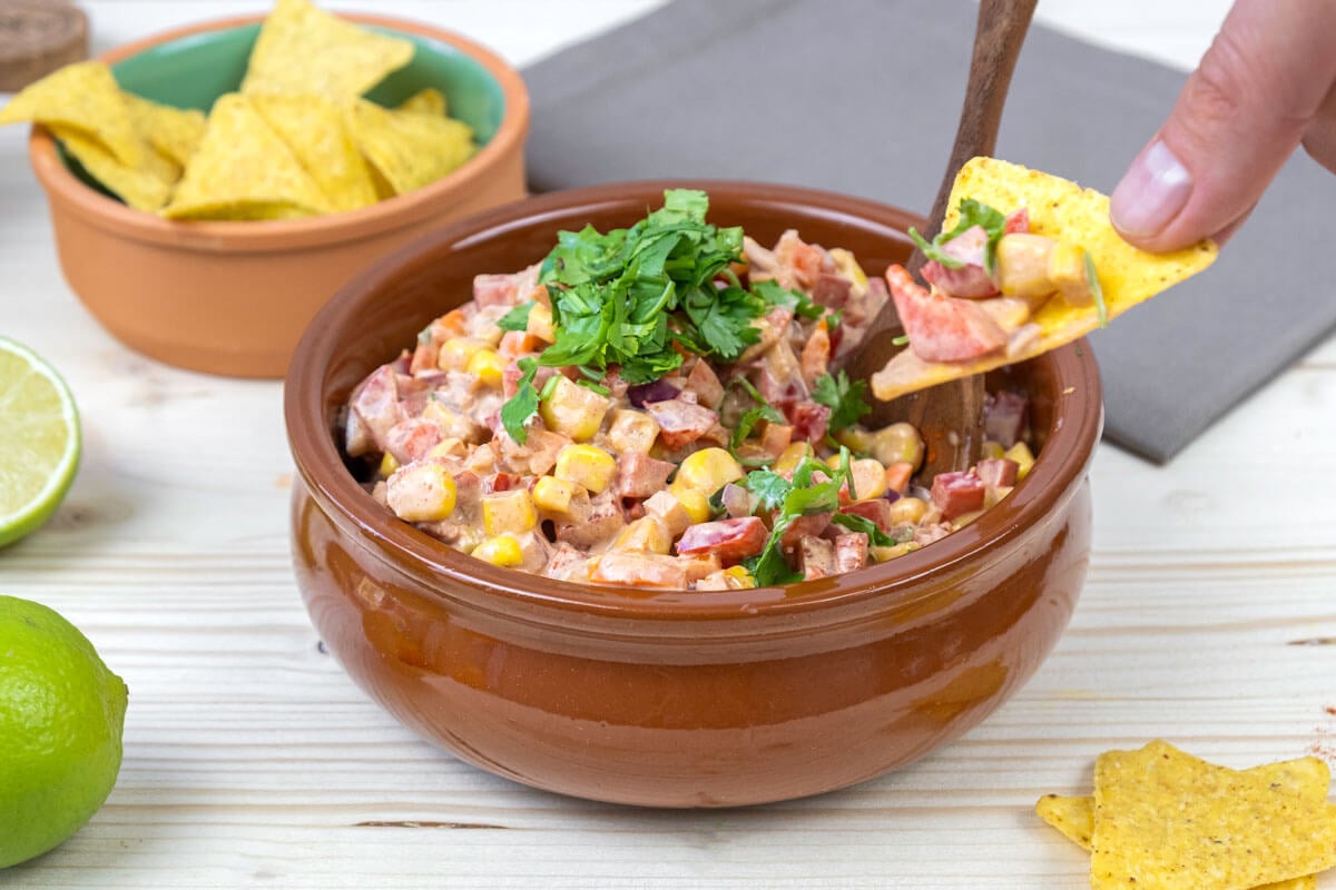 Sweet Pepper Creamy Salsa Recipe — Homesteading Family