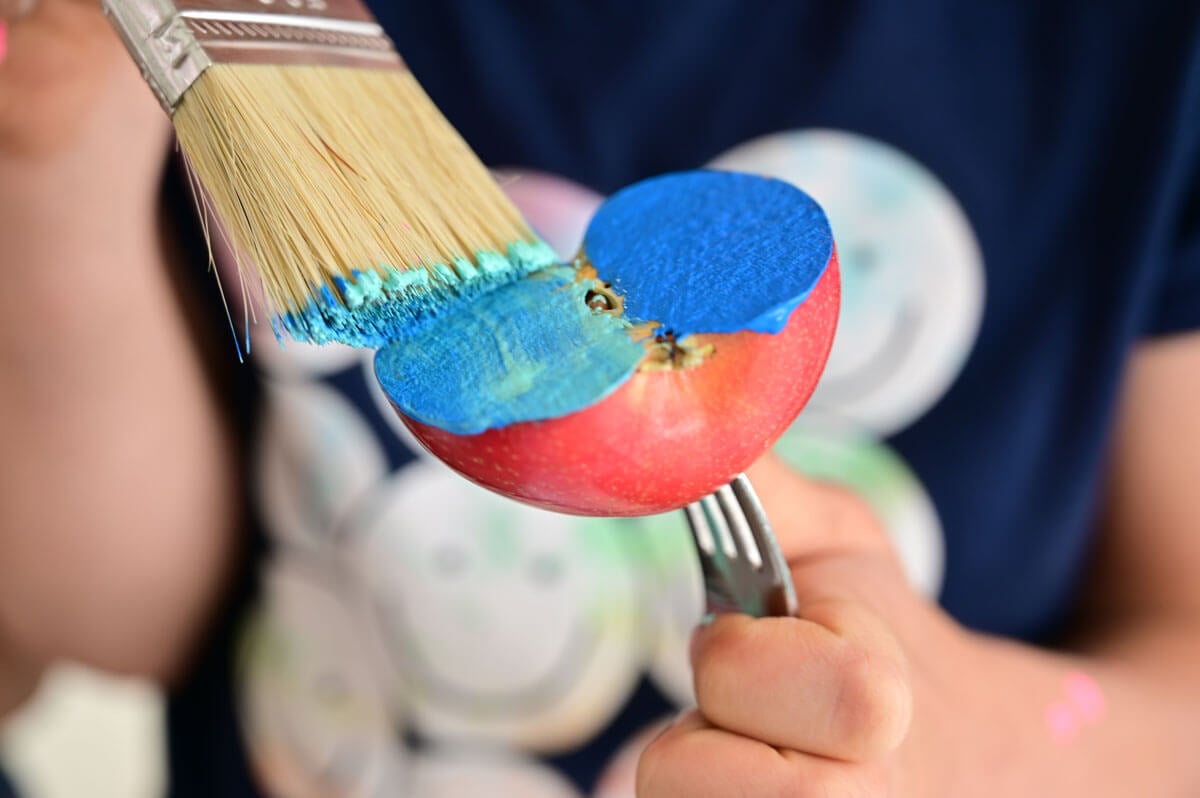 Fun Apple Stamping: Create Colorful Art at Home — Homesteading Family