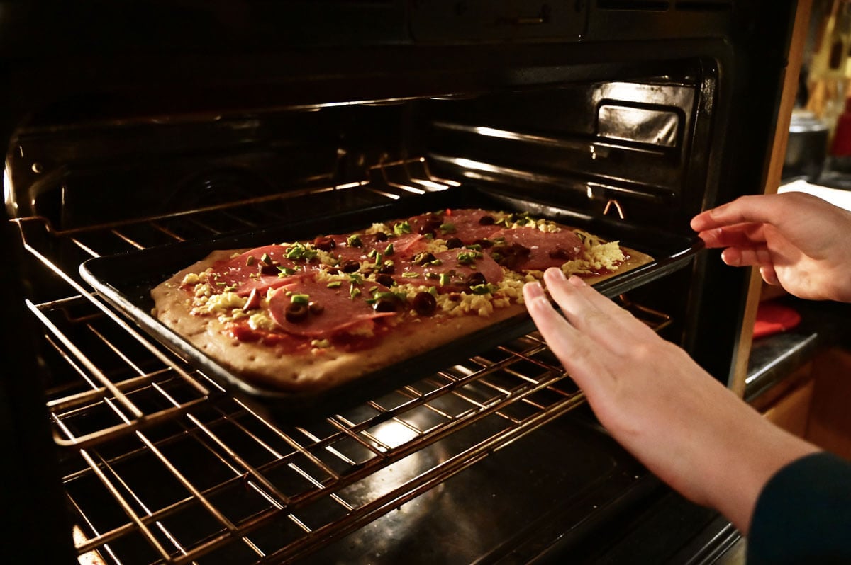 Easy Homemade Sourdough Pizza Crust (Crispy & Chewy) — Homesteading Family