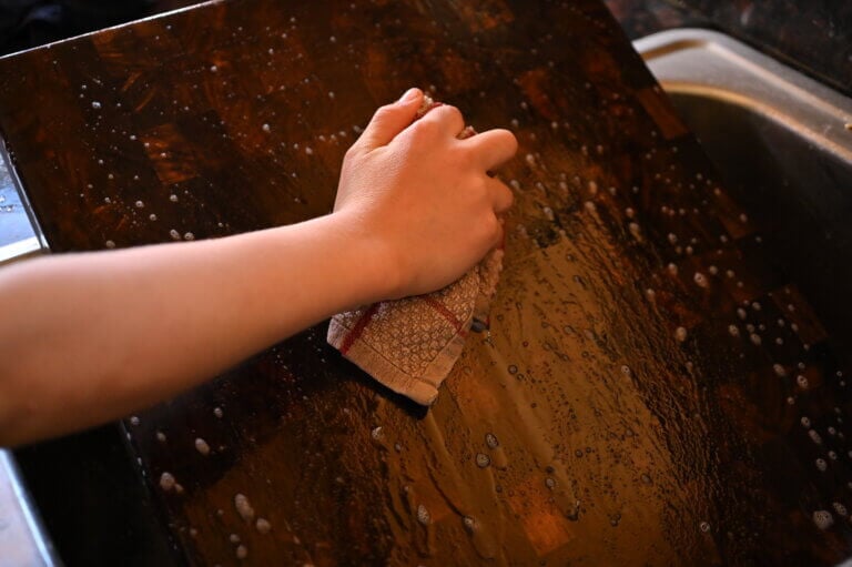 How to Clean a Wooden Cutting Board — Homesteading Family